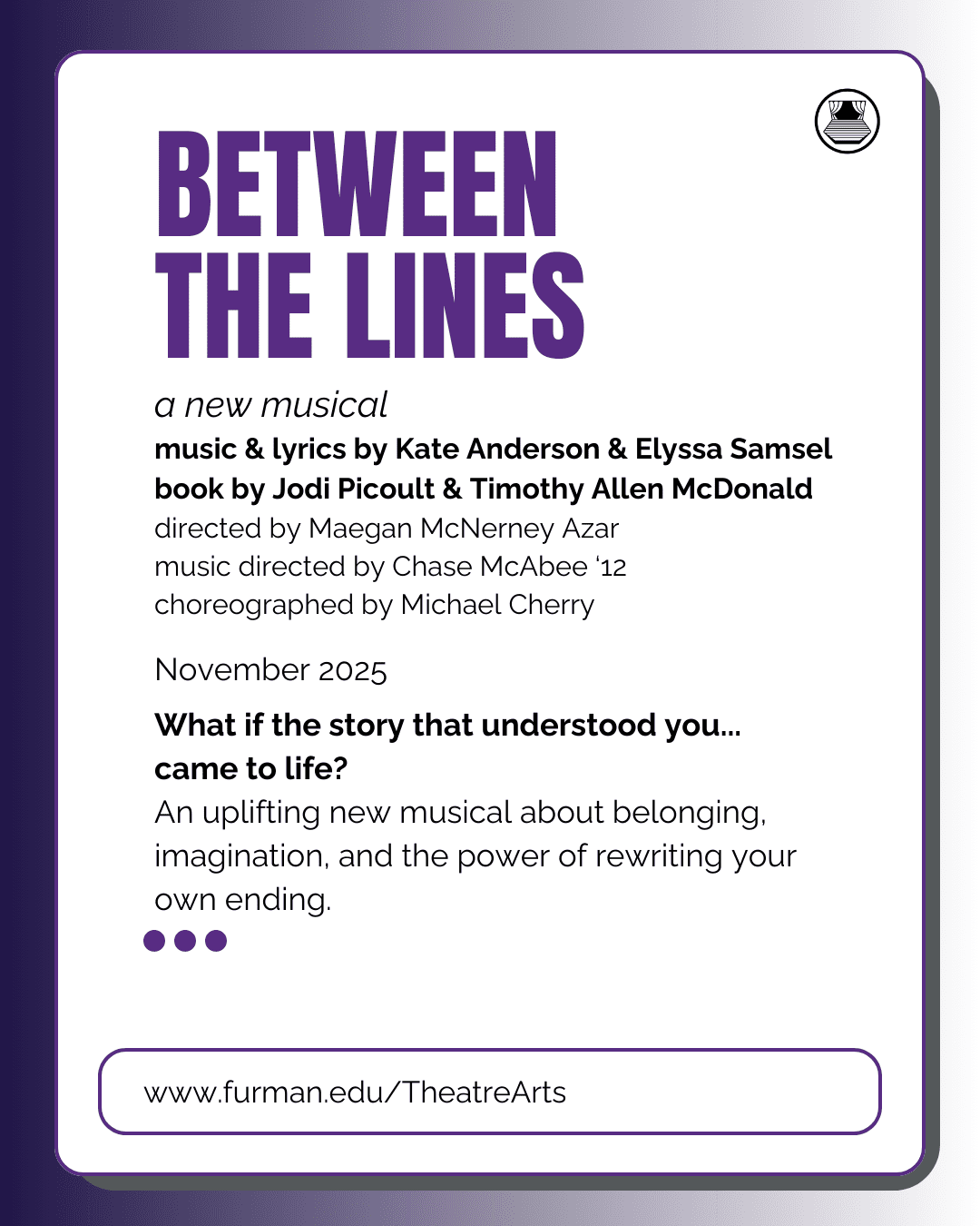 Current Season | Theatre Arts | Furman University