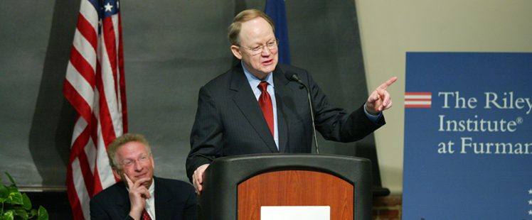 2008: Mike McConnell | Speaker & Award Events | The Riley Institute ...