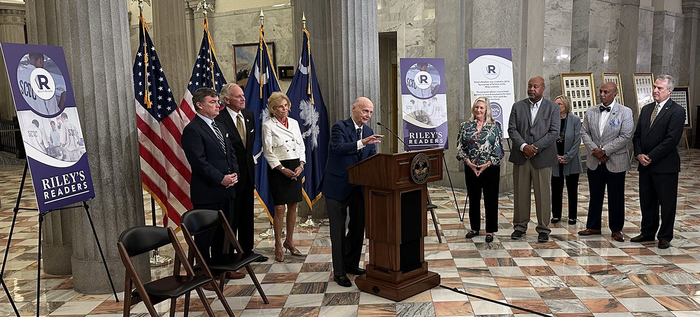 Riley Institute reading program for inmates and their families gets new ...
